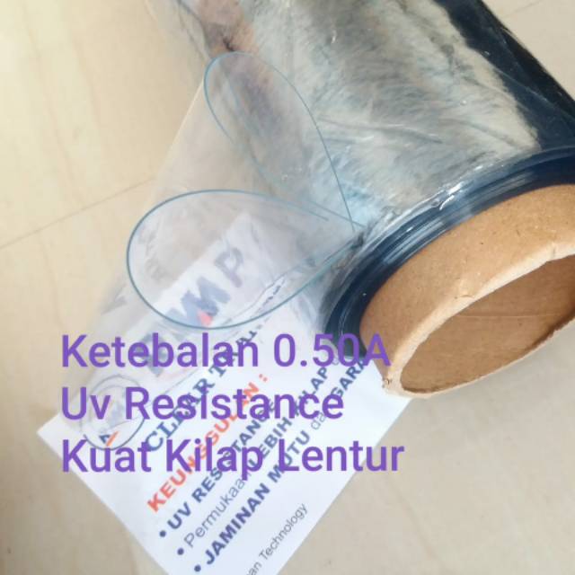 Jual PLASTIK MIKA PVC LENTUR BENING TIRAI TAPLAK MEJA SAMPUL BUKU LKS HYDROPONIK KETEBALAN 0 ...