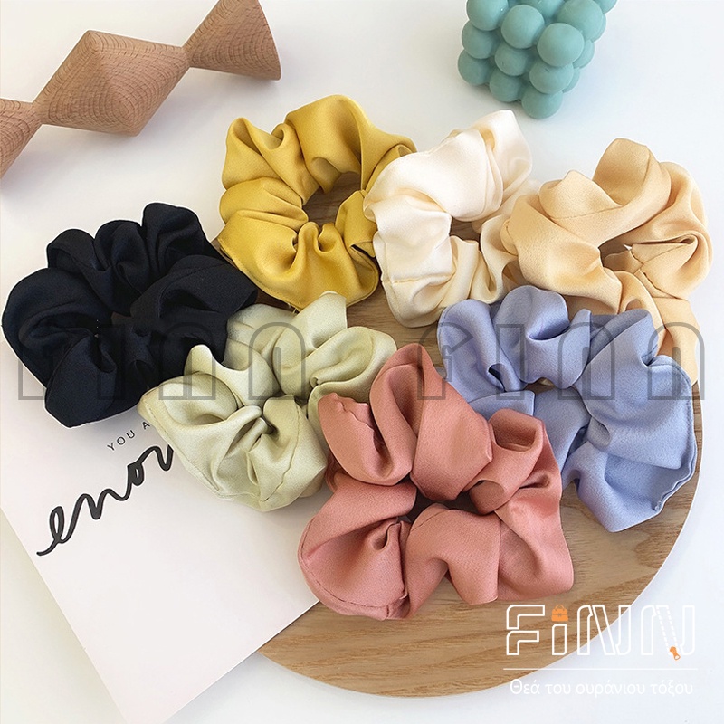 Jual Ikat Rambut Srunchie Satin Polos Gaya Untuk Wanita / Ikat Rambut ...