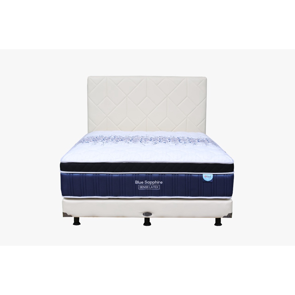 Jual Kasur Spring bed Central Blue Sapphire 3-Zone Pocket Spring Plush ...