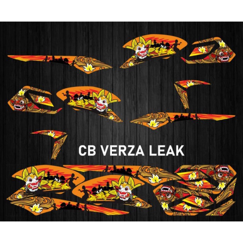 Jual stiker striping decal variasi CB VERSA LEAK | Shopee Indonesia