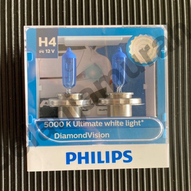 Jual Philips Diamond Vision H4 12V 60/55w 5000K Bohlam Lampu Mobil ...