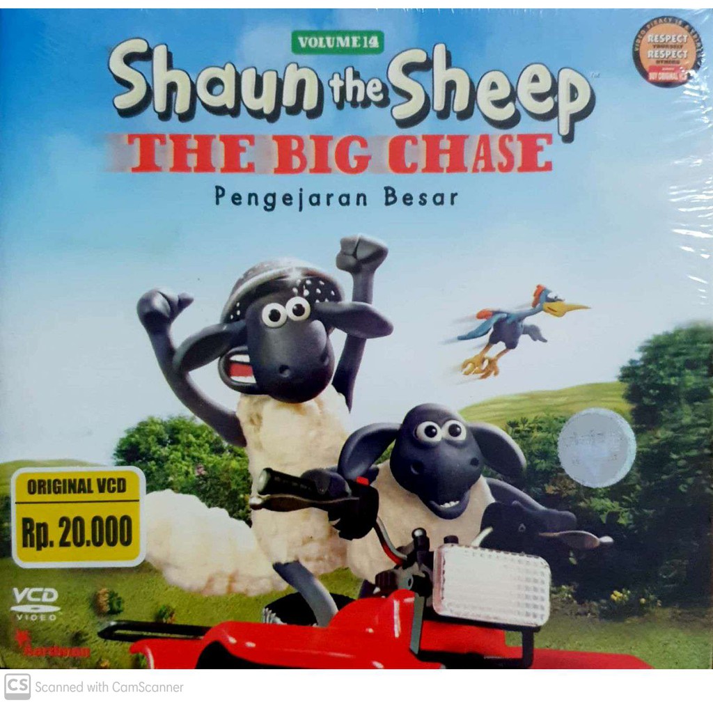 Jual Shaun The Sheep Vol.14: The Big Chase | VCD Original | Shopee ...