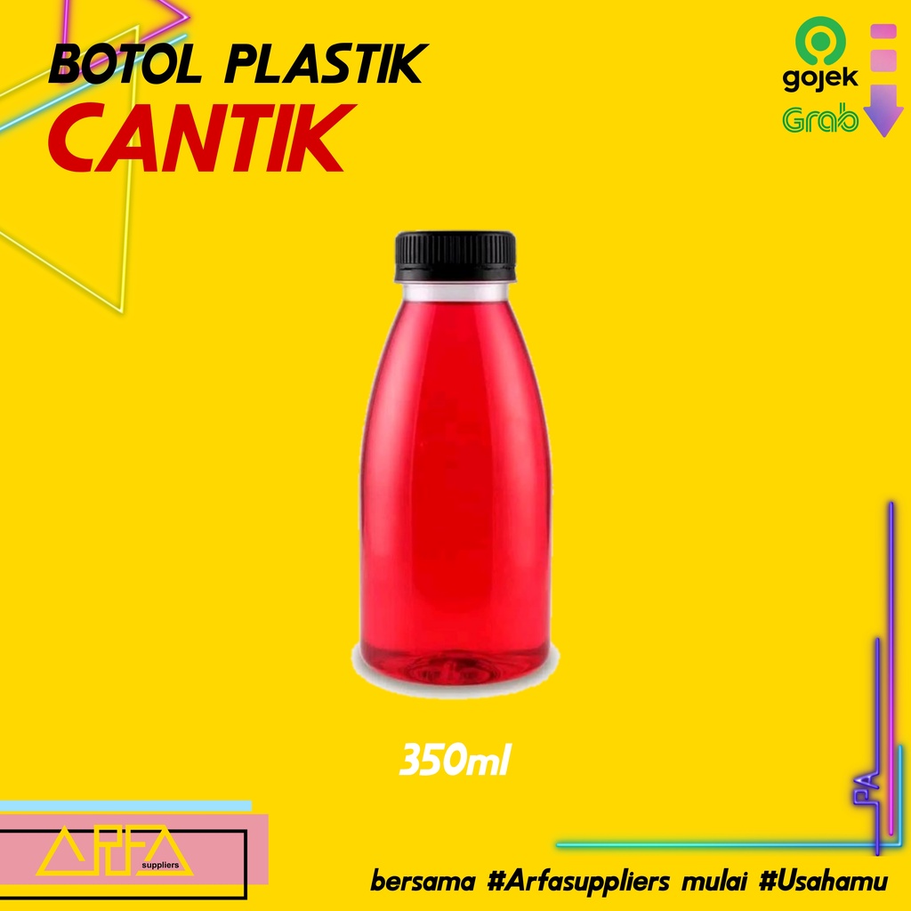 Jual Botol Plastik Cantik 350ml | Shopee Indonesia