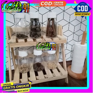 Jual Rak Susun kayu Mini Serbaguna | Rak Meja Rakit Multifungsi ...