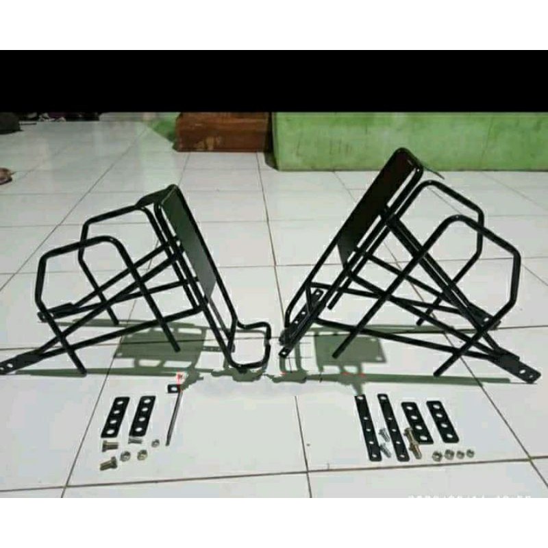Jual Rak pannier bagasi depan atau belakang sepeda touring | Shopee ...