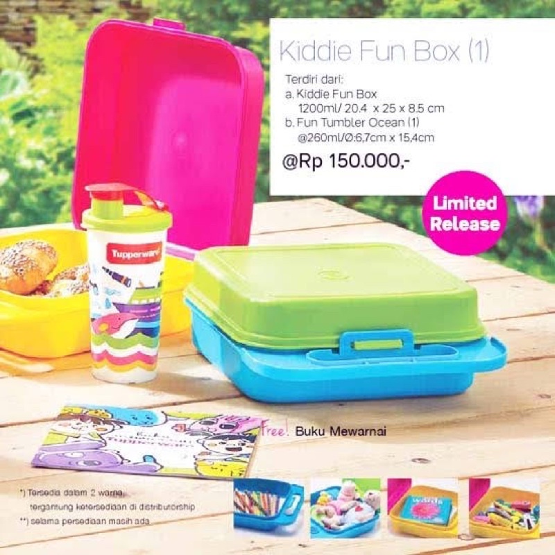 Jual Tupperware Kiddie Fun Box | Shopee Indonesia