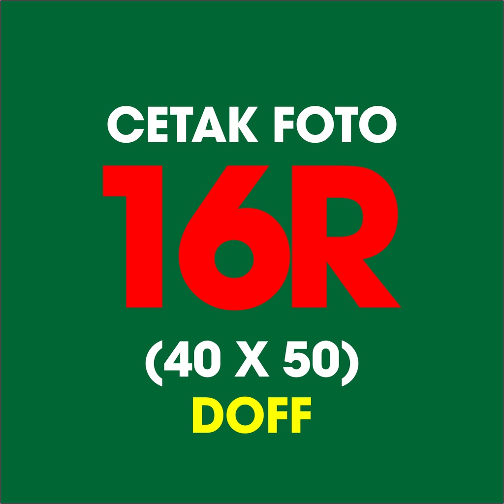 Jual CETAK FOTO 16R 16RS DOFF PLOTTER | ANTI AIR ANTI LUNTUR | Shopee ...