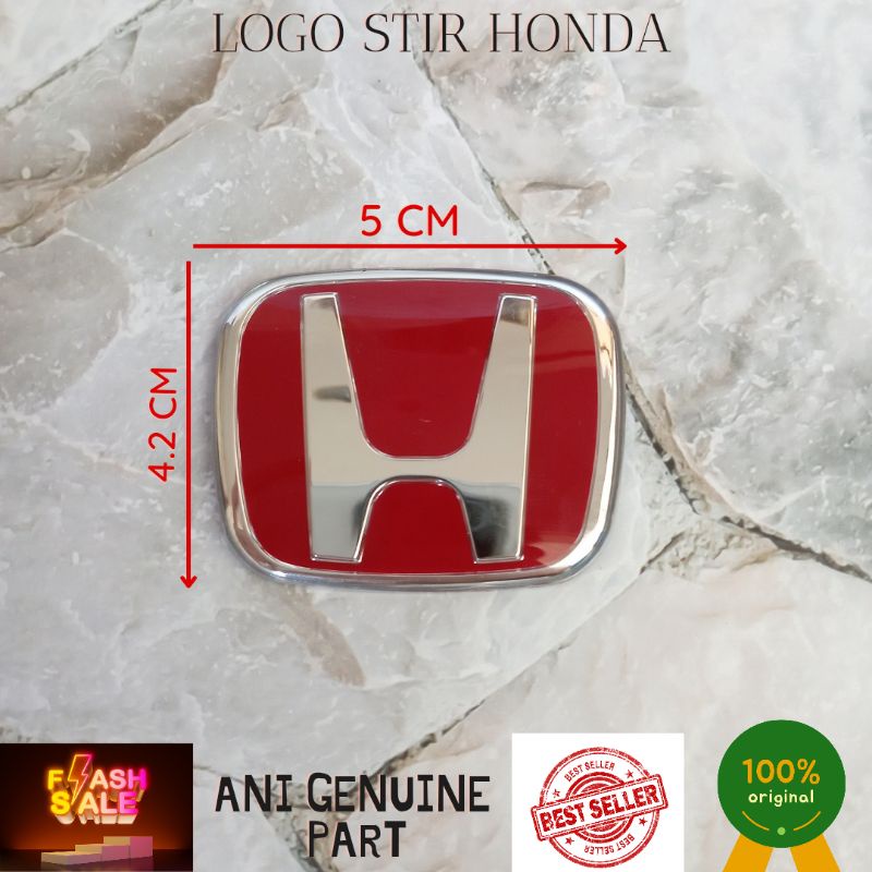 Jual Logo Stir Honda CRV HRV JAZZ MOBILIO BRIO BRV CIVIC TURBO Original ...