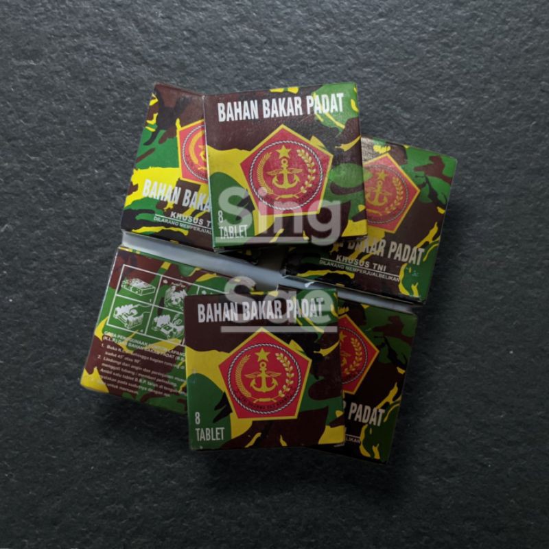 Jual Bahan Bakar Padat Paravin Parafin Asli Pembagian TNI | Shopee ...