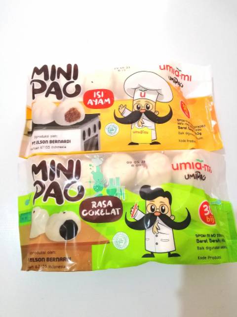 Jual Umiami Mini Pao (Coklat, Ayam, sapi) isi 30 /bapao mini/bakpao ...