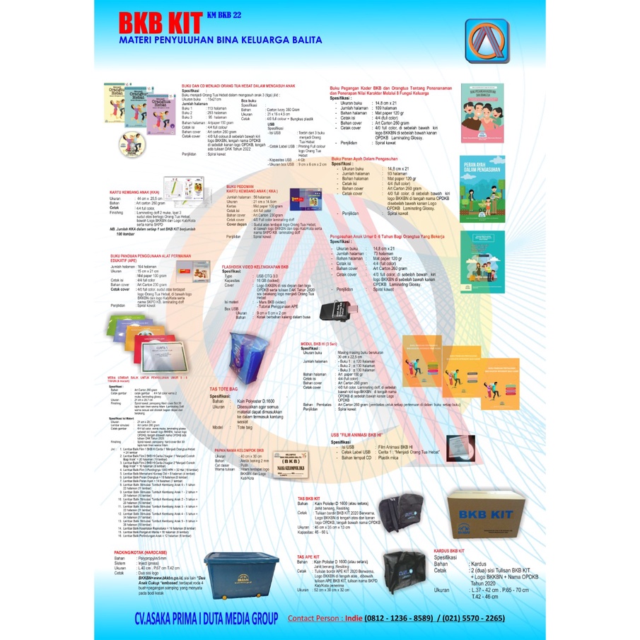 Jual BKB Kit BKKBN 2020 (Bina Keluarga Balita) + APE KIT BKKBN 2022 ...