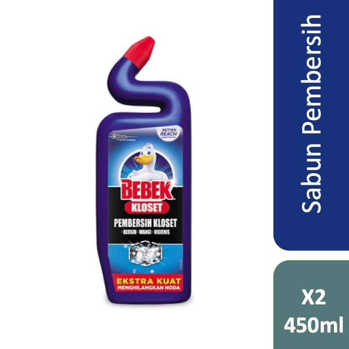 Jual Bebek Kloset Pembersih Kloset Ekstra Kuat 450 ml x2 | Shopee Indonesia