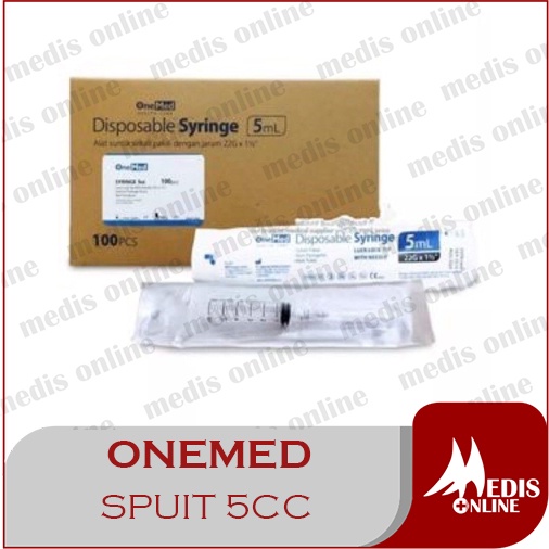 Jual Spuit 5cc / Syringe 5cc Onemed / onemed sped | Shopee Indonesia