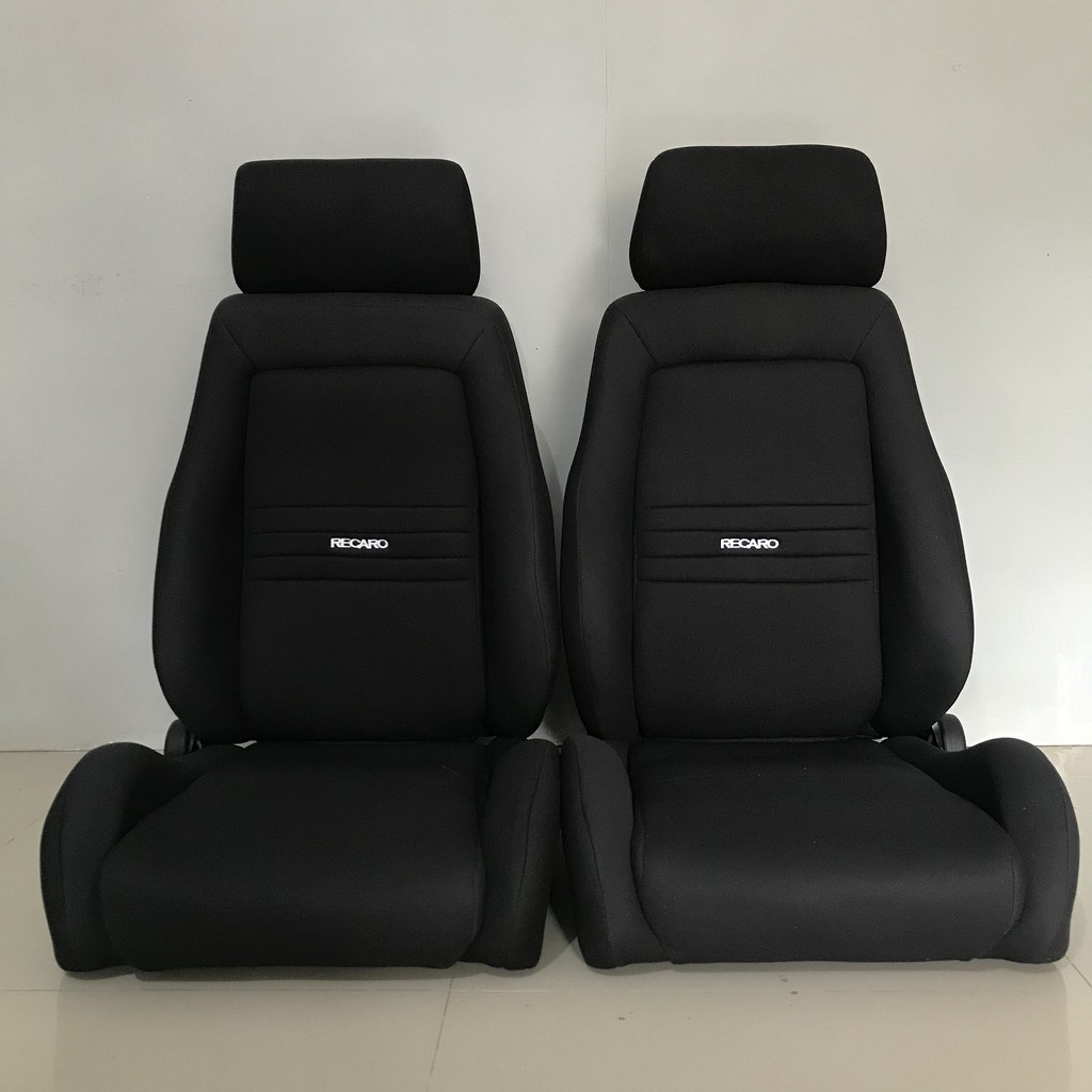 Jual JOK MOBIL RACING REP RECARO LX HITAM POLOS CAR SEAT | Shopee Indonesia