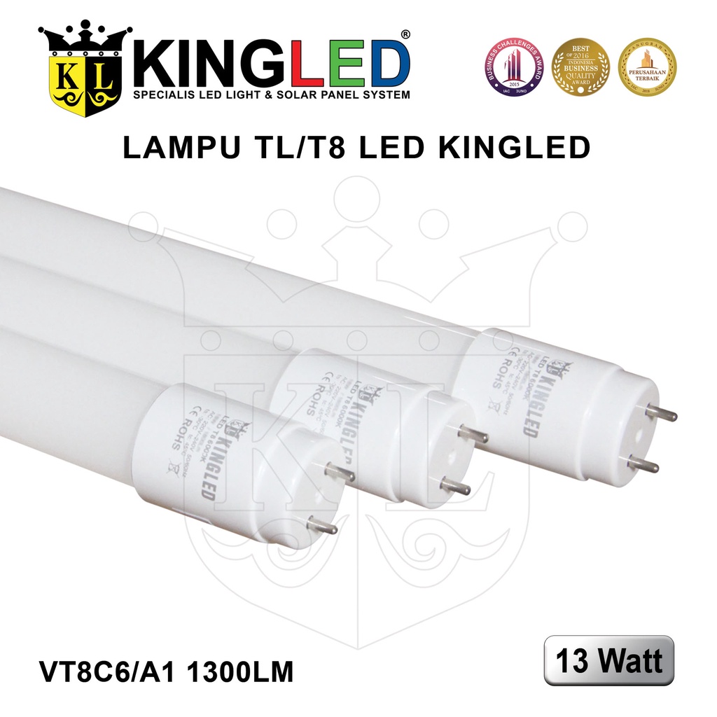 Jual KINGLED Lampu TL T8 LED 13 Watt / Tube T8 13 Watt | Shopee Indonesia