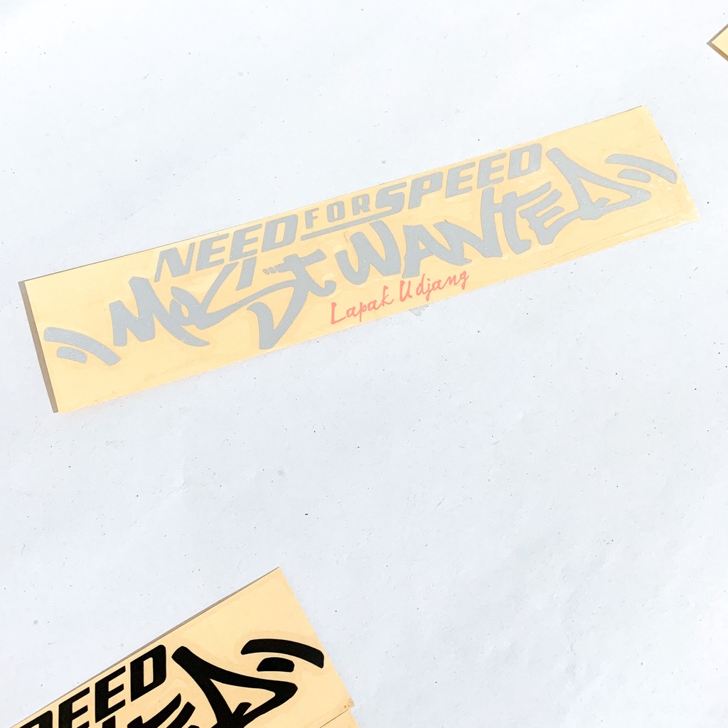 Jual STICKER NFS MOST WANTED NEED FOR SPEED CUTTING STICKER | Shopee ...