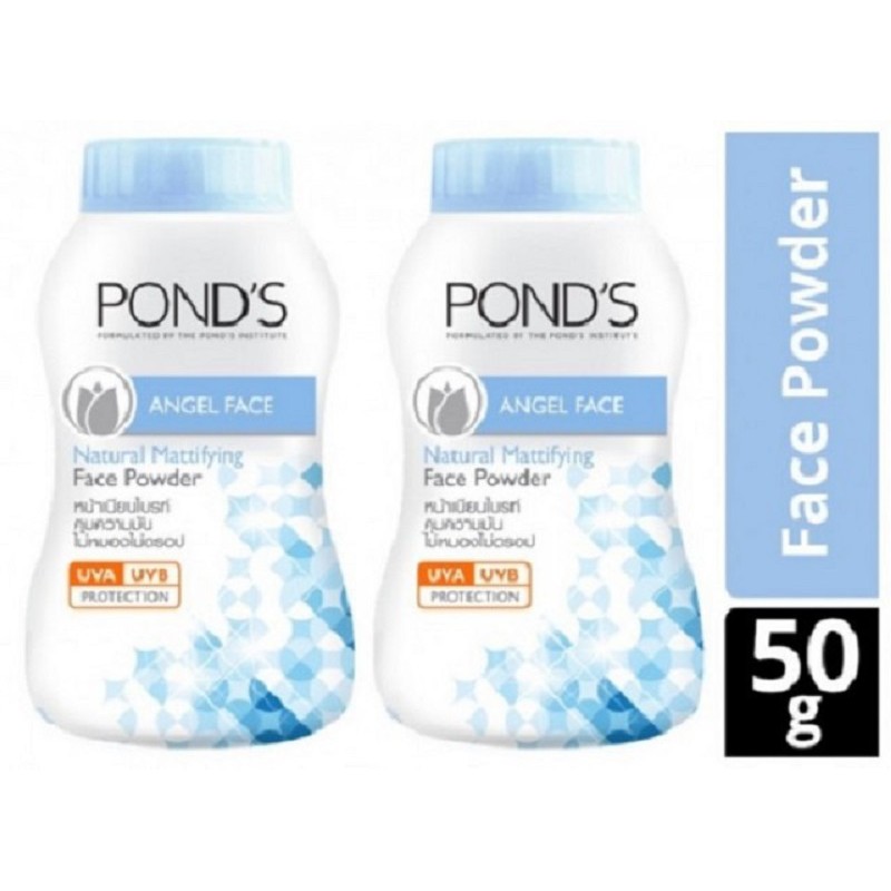 Jual Pond'S Angel Face Natural Mattifying Powder 50G Twin Pack | Shopee ...