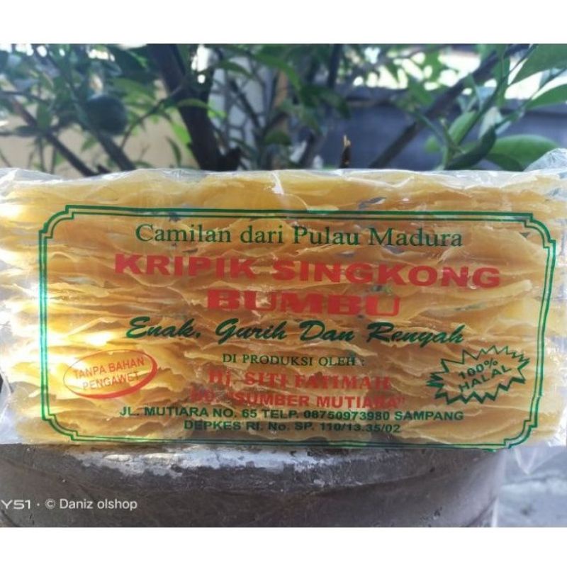 Jual KERIPIK TETE / SINGKONG / SAMILER KHAS MADURA | Shopee Indonesia