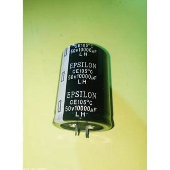 Jual Elco Epsilon 10000uF 50V Cocok Untuk PSU Power Amplifier | Shopee ...