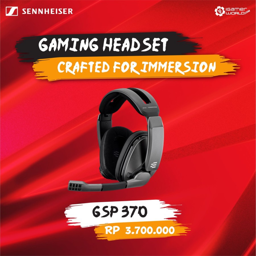 Jual EPOS | Sennheiser GSP 370 Wireless Gaming Headset | Shopee Indonesia