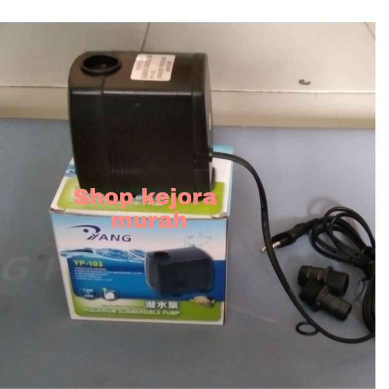 Jual Mesin Pompa Kolam Air mancur YANG YP103 YP 103 25 Watt Naik 1,2 ...
