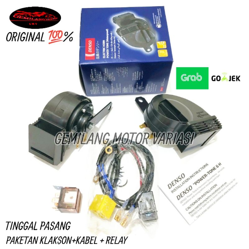 Jual Klakson Keong Denso Original Sepasang 12V | Waterproof Twin Tone ...
