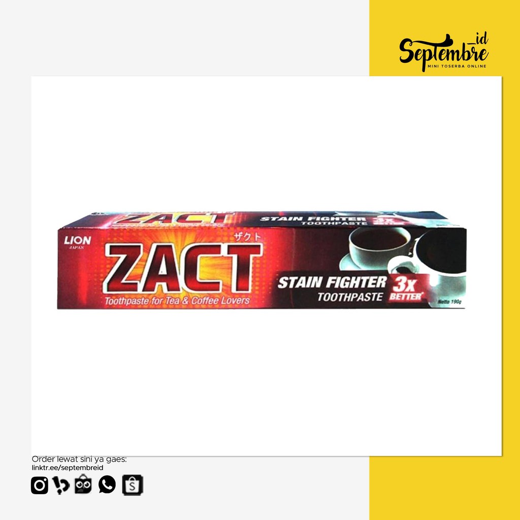 Jual Zact Pasta Gigi Penghilang Noda - Zact for Tea and Coffee Lovers ...