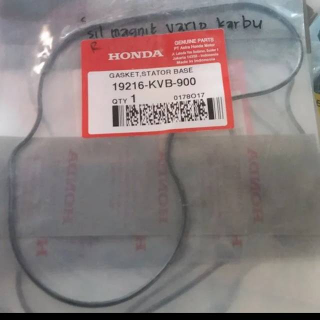 Jual sil magnet gasket stator base honda vario 110 original honda ...