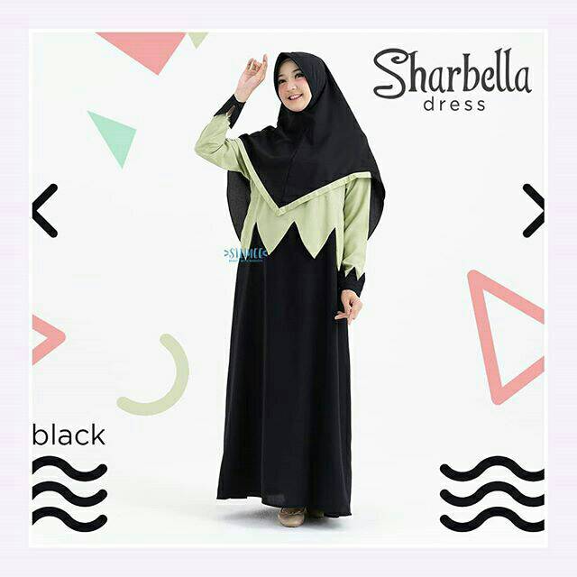 Jual Sharbella dress Set Khimar ready | Shopee Indonesia