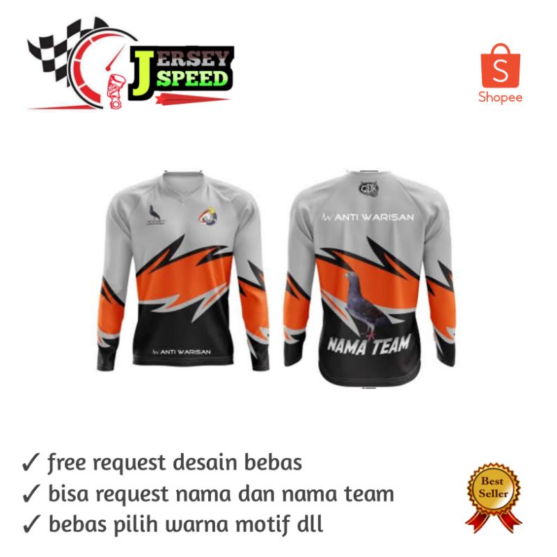 Jual Jersey merpati balap costom full Printing | Shopee Indonesia
