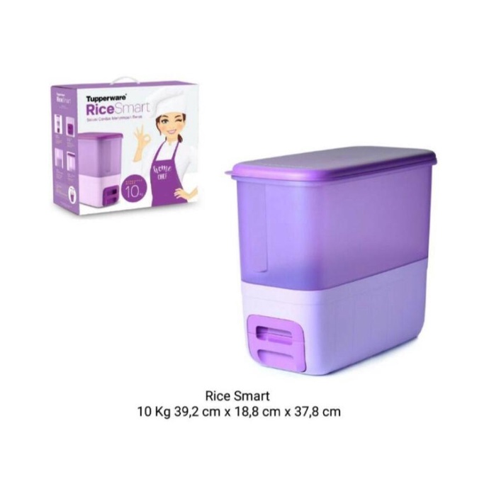 Jual RICE SMART TUPPERWARE 10KG / TEMPAT PENYIMPANAN BERAS SX354CS3 ...