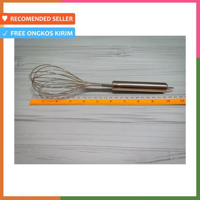 Jual WHISK PENGOCOK TELUR MANUAL KAWAT TIPIS EKONOMIS UKURAN SEDANG 27 ...