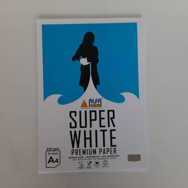 Jual ALFAINK SUOER WHITE PREMIUM PAPER (KERTAS FOTO) | Shopee Indonesia