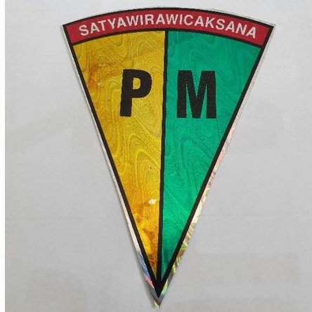 Jual Sticker Mobil PM Polisi Militer Satya Wira Wicaksana (Glossy ...