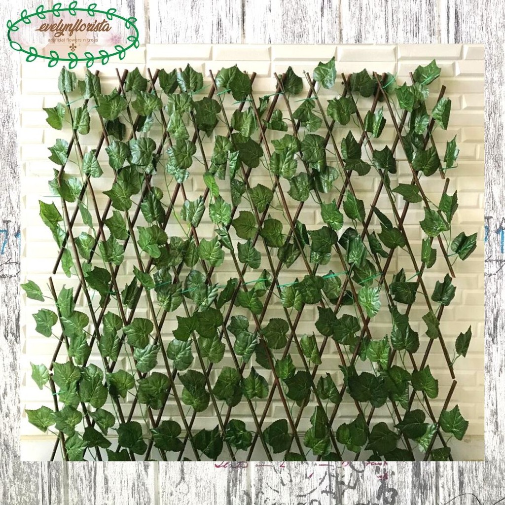 Jual Pagar Rambat Daun Anggur Artificial Dahan Kayu Fleksibel ...