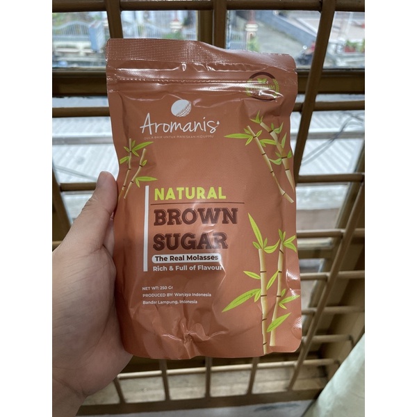 Jual Aromanis Natural Brown Sugar 250gr | Shopee Indonesia