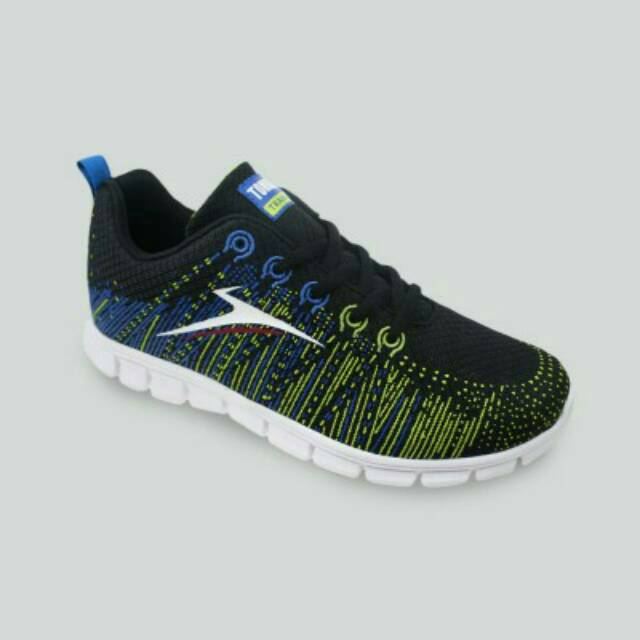 Jual Sepatu Tomkins LAZARUS black green untuk pria ukuran 39-44 ...