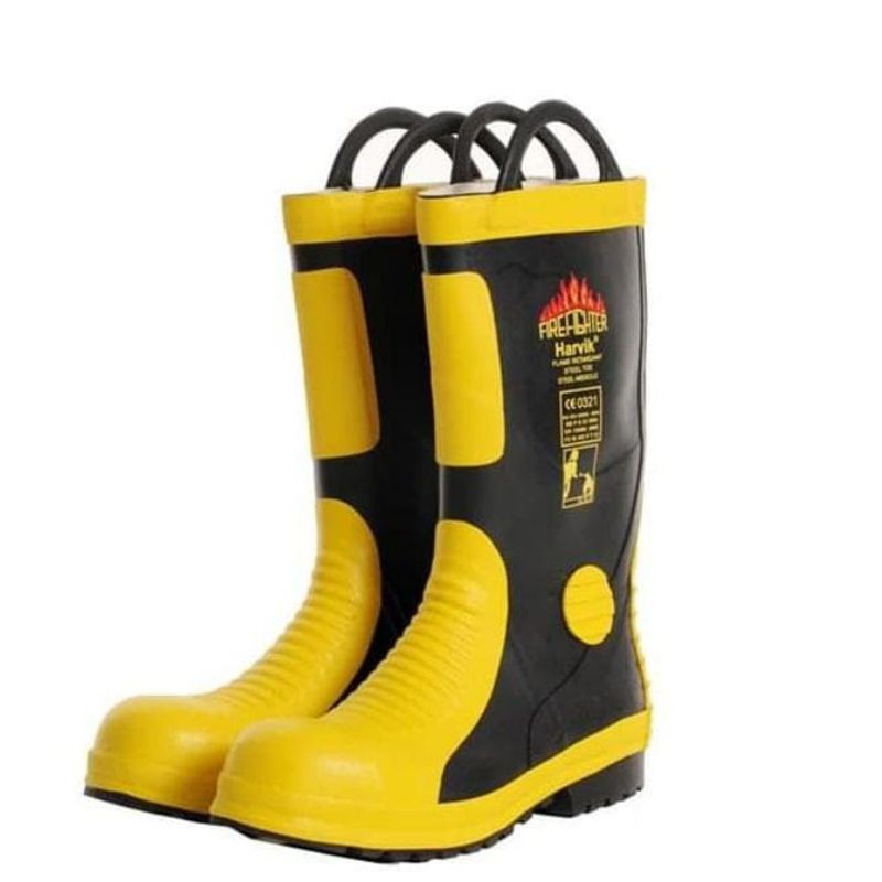Jual Sepatu Pemadam kebakaran Safety Boot Fire Ranger Harvix | Shopee ...