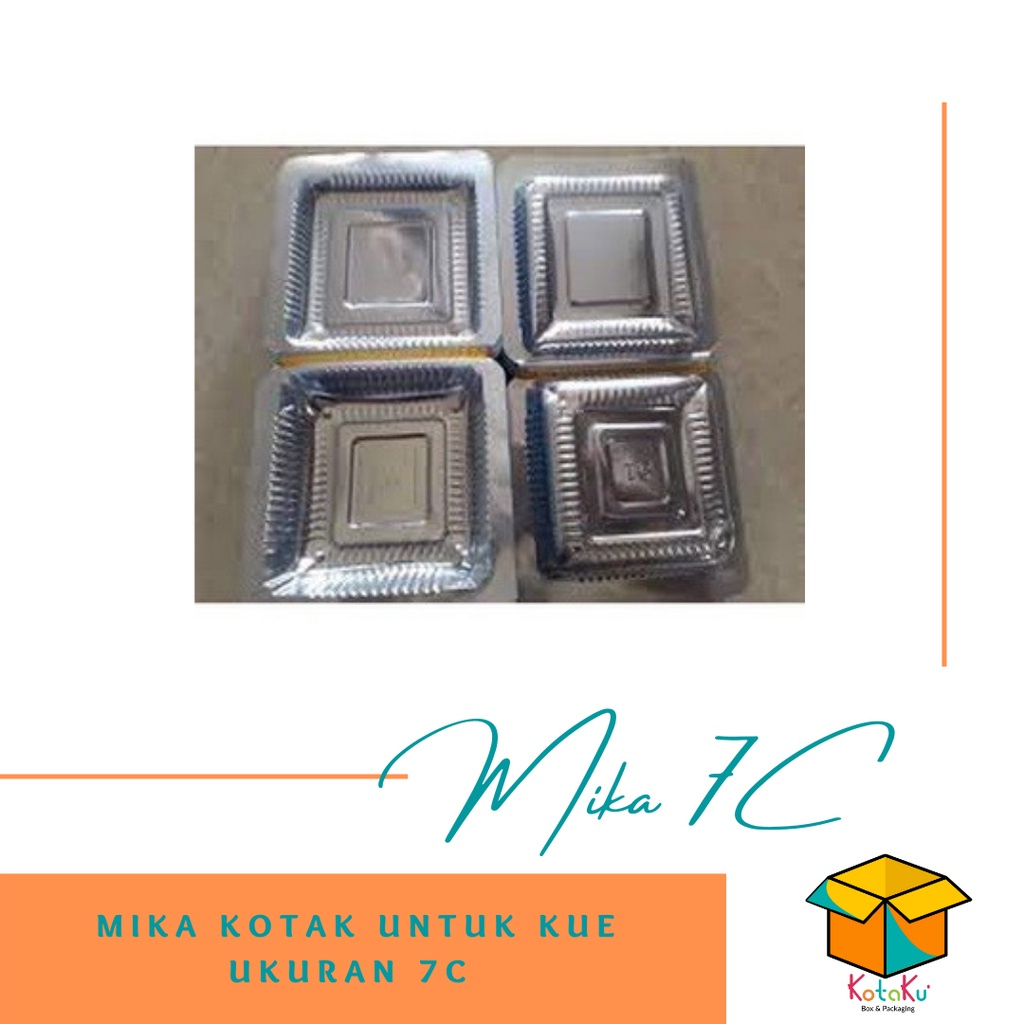 Jual Mika Kue/ Mika Jelly Kotak Ukuran 7C isi 100 | Shopee Indonesia