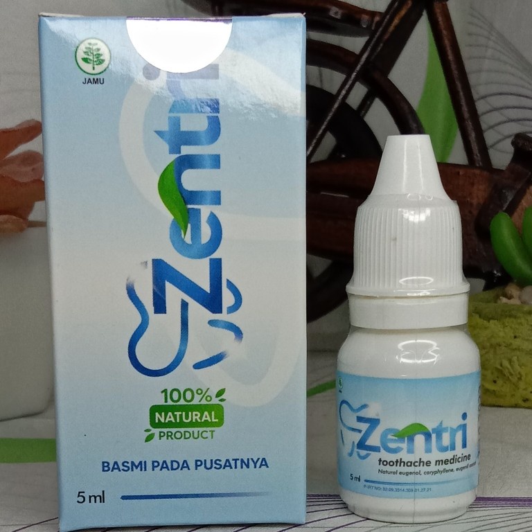 Jual ZENTRI obat sakit gigi herbal dan ampuh 5ml | Shopee Indonesia