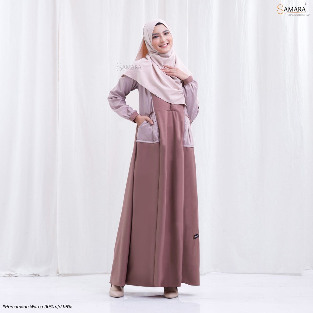 Jual GAMIS IBU I06 HAZELNUT BIRCH ORIGINAL BY SAMARA FASHION DRESS BAJU ...