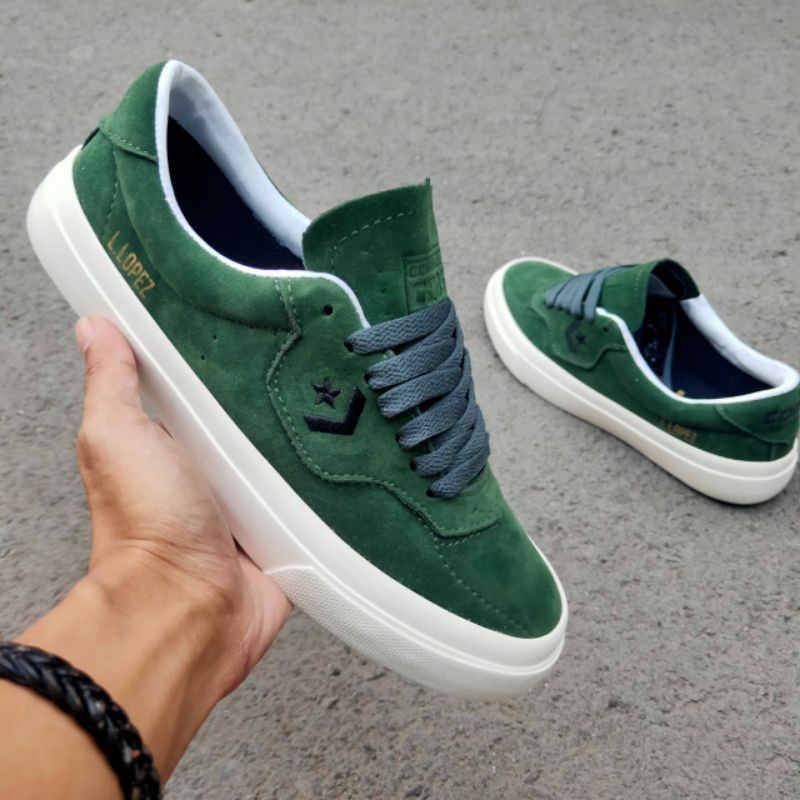 Jual Sepatu Converse Cons Louie Lopez Army Size 39-43 Premium Quality ...
