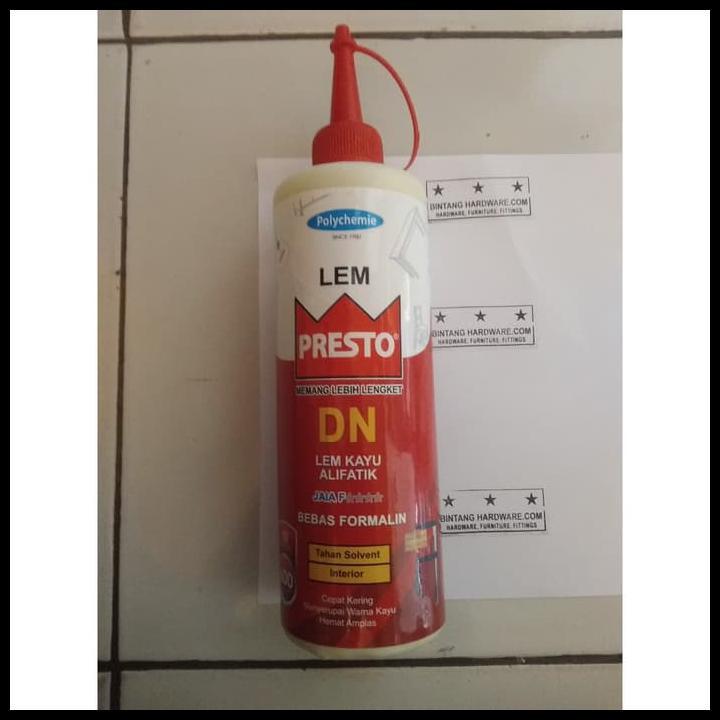 Jual Lem Presto Dn 600 Gram Lem Kayu Alifatik Lem Press Hpl Kemasan ...