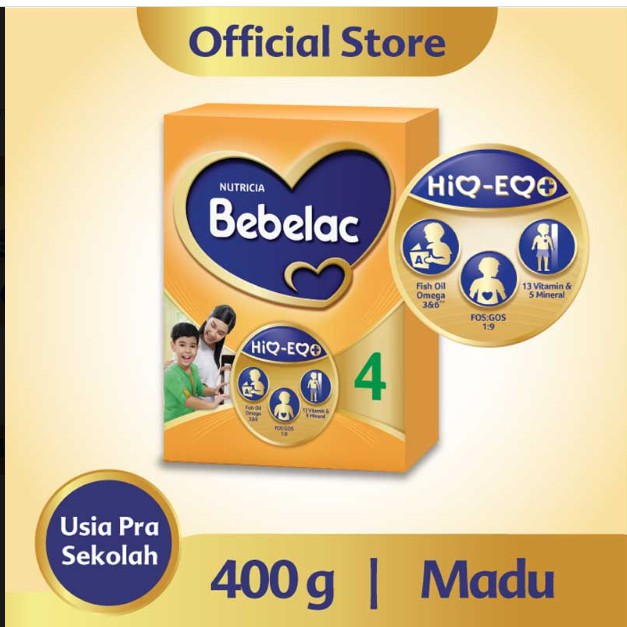 Jual Bebelac 4 Susu Formula Madu 400g | Shopee Indonesia