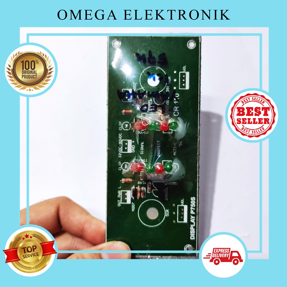 Jual Panel Power Yamaha/Led Display Yamaha P705S/Panel Depan Power ...