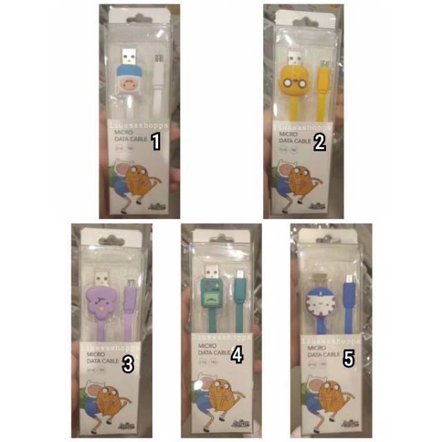 Jual Kabel Data Miniso - Adventure Time Micro Data Cable | Shopee Indonesia