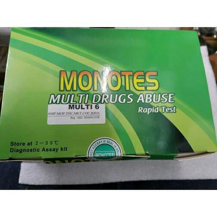 Jual Multi Drugs 6p Monotest isi 25 test devices | Shopee Indonesia