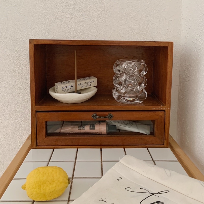 Jual [MINIHOME] Rak Dapur Kayu Serbaguna Rak Susun Bumbu Rak Cangkir ...