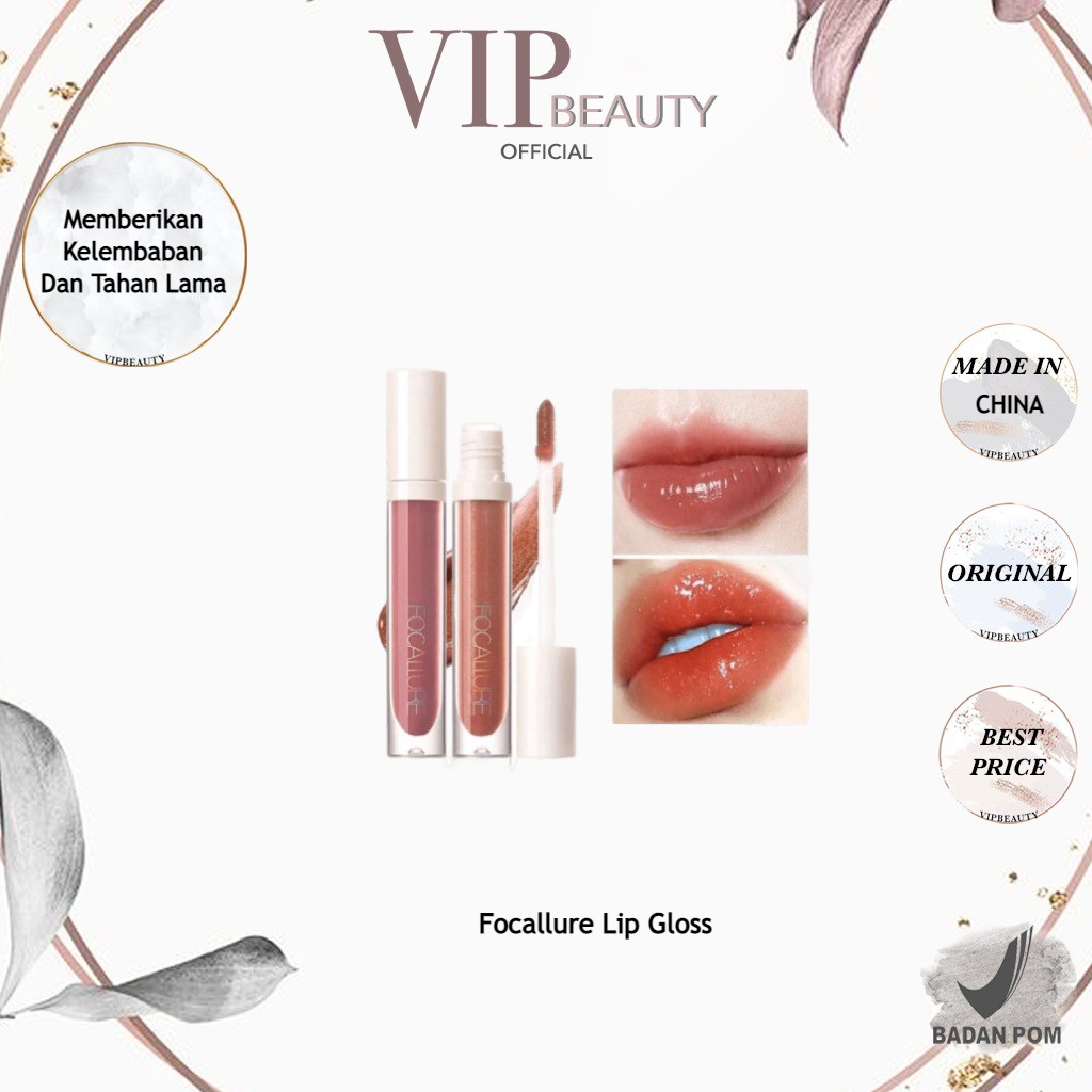 Jual FOCALLURE FA153 PlumMax Lip Gloss / High Shine Lip Glow | Shopee Indonesia