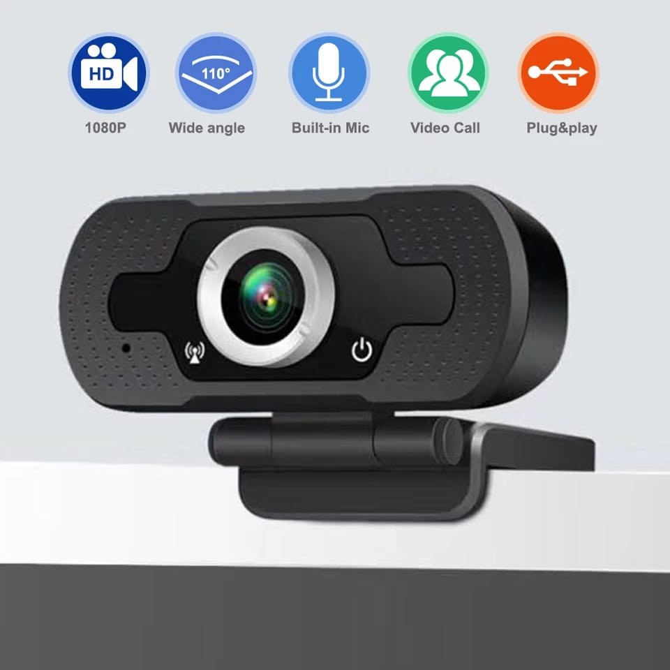 Jual ONESOS Webcam Full HD 720P 1080P USB 2.0 Autofocus Web Camera PC ...